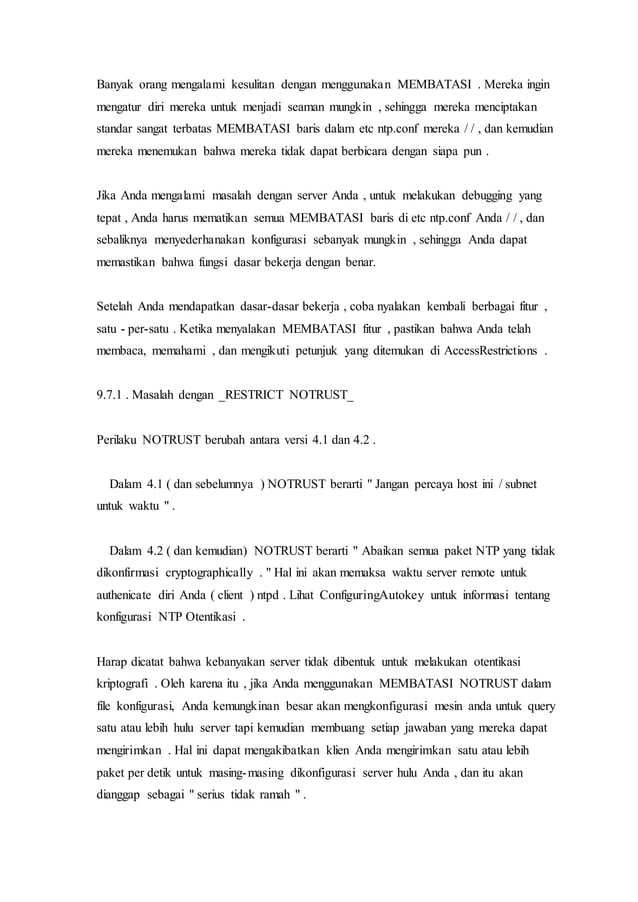 Troubleshooting Layanan Ntp Server Pdf