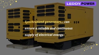 Troubleshooting Load Sharing Problems in Synchronous Generators | PPTX