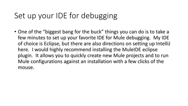 Troubleshooting mule | PPTX | Programming Languages | Computing