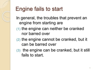 Troubleshooting of internal combustion engine | PPTX