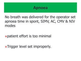 Trouble shooting of mechanical ventilator | PPT