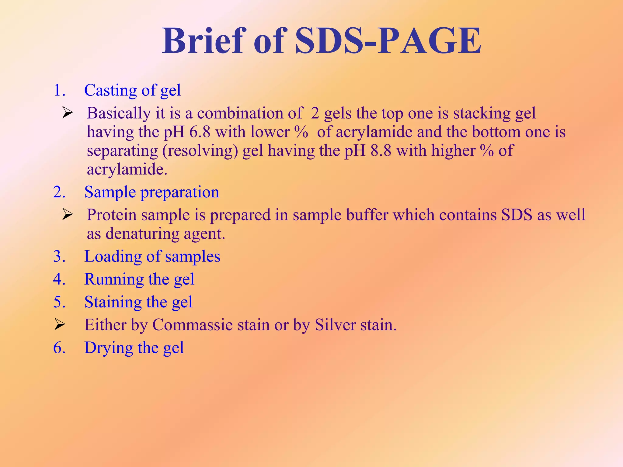 Trouble Shooting of SDS PAGE Analysis | PDF