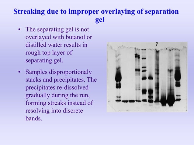 Trouble Shooting of SDS PAGE Analysis | PDF | Chemistry | Science