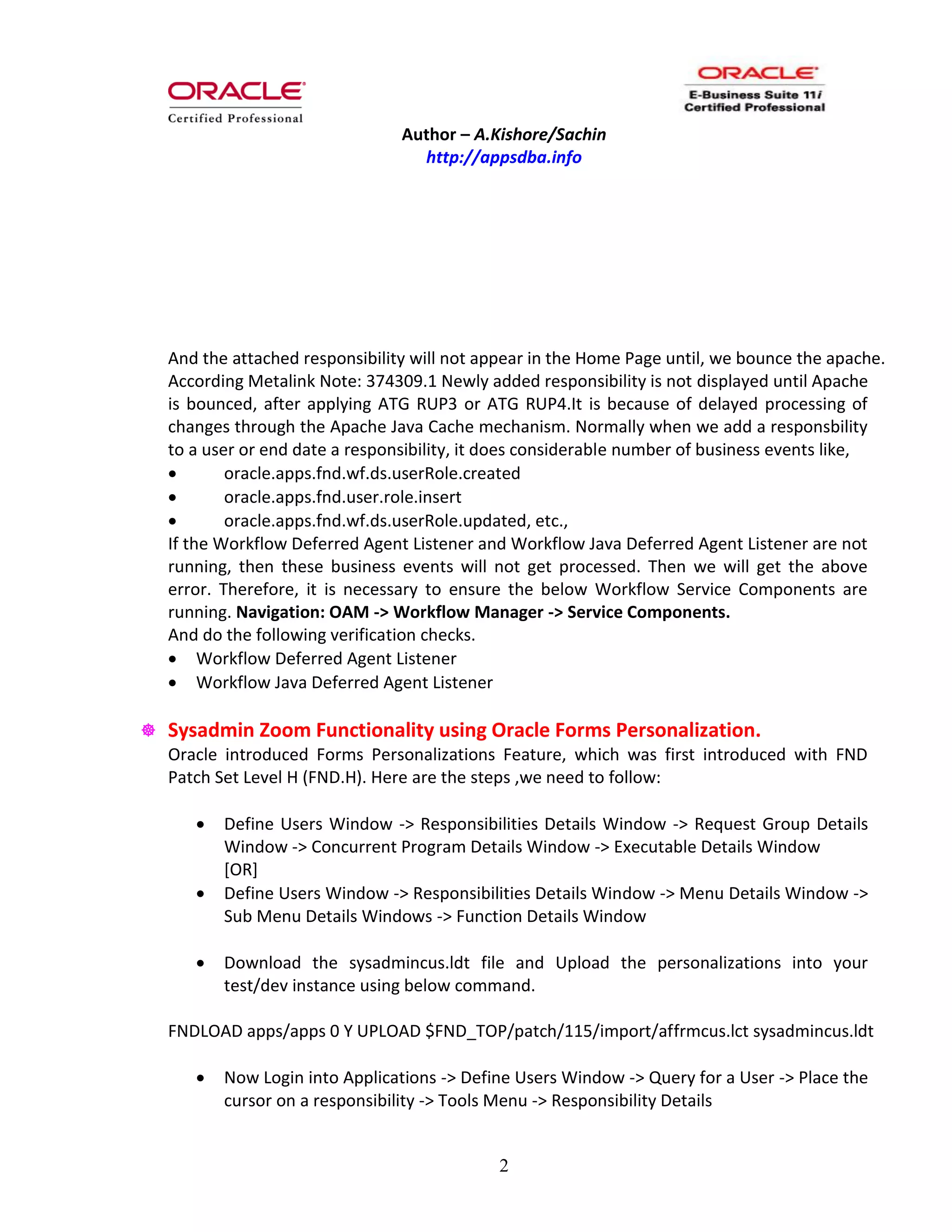 Troubleshooting oracle apps | PDF