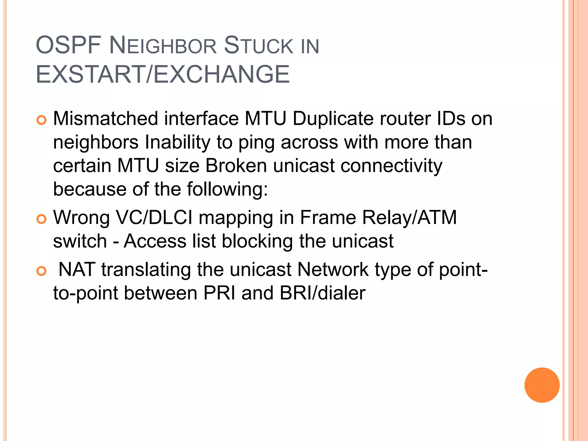 Troubleshooting ospf | PPTX