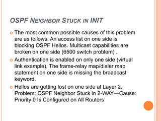 Troubleshooting ospf | PPTX