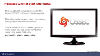 Troubleshooting OSSEC Common support issues for OSSEC_Atomic OSSEC.pdf
