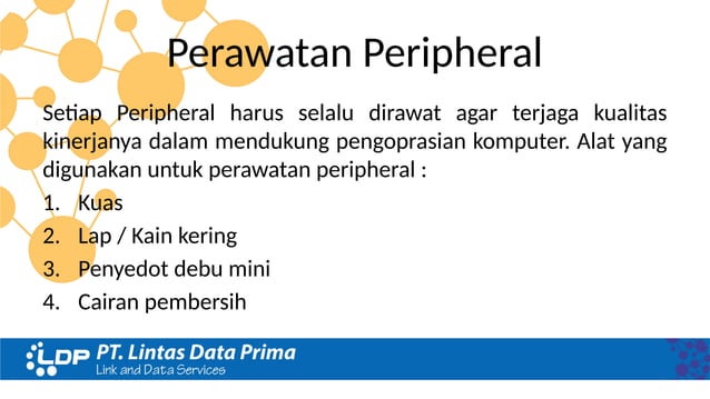 Troubleshooting Peripheral, Troubleshooting Jaringan Komputer dan WiFi.pptx