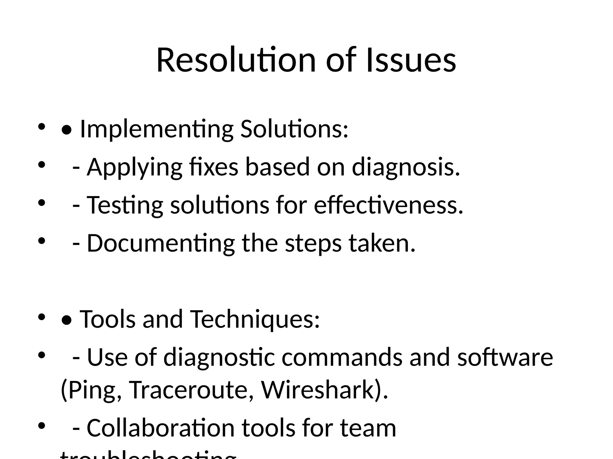 Troubleshooting Presentation Detailed Pptx