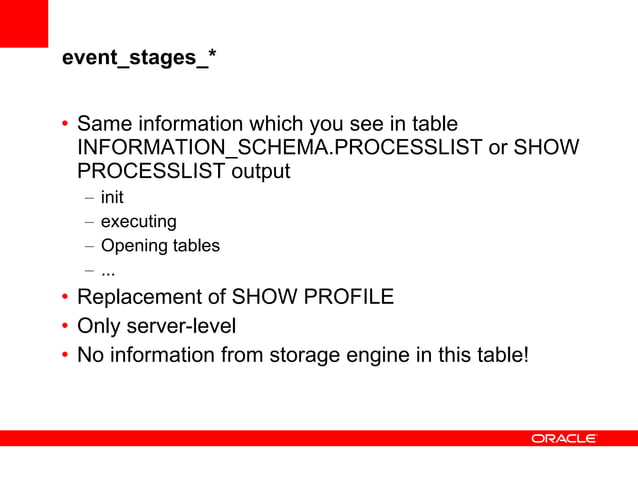 Performance Schema for MySQL troubleshooting | PPT