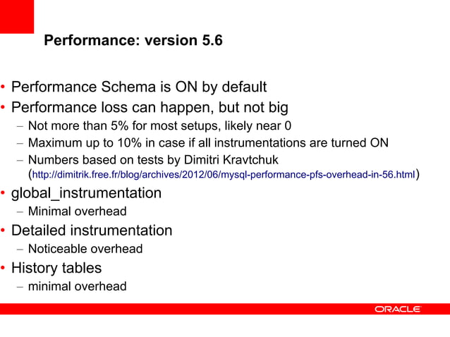 Performance Schema For Mysql Troubleshooting Ppt