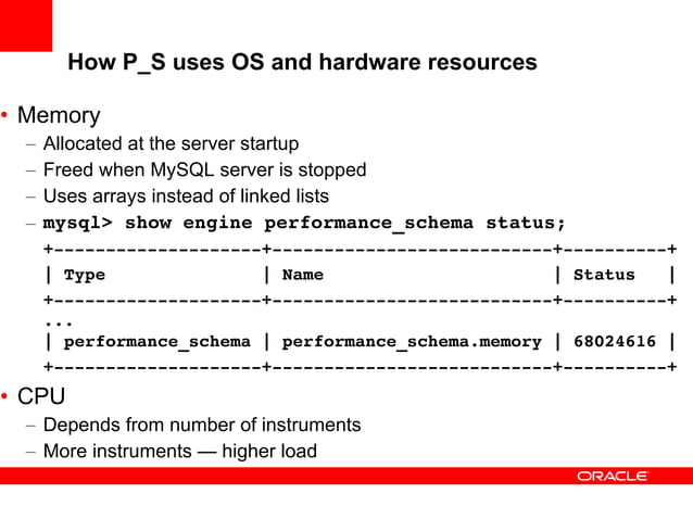 Performance Schema For Mysql Troubleshooting Ppt