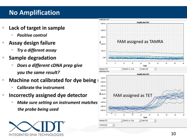 Troubleshooting qPCR: What Are My Amplification Curves Telling Me? | PPTX