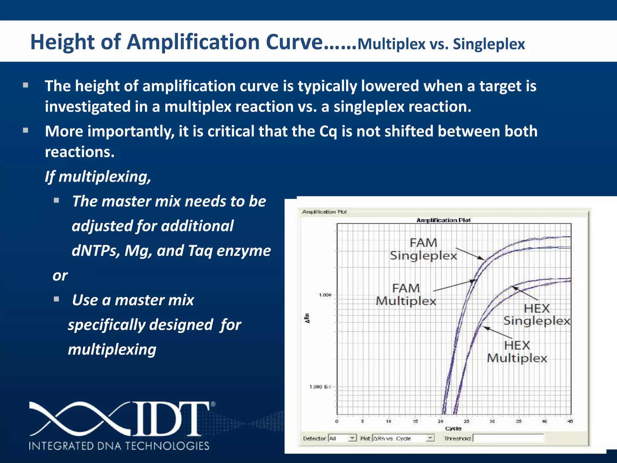 Troubleshooting qPCR: What are my amplification curves telling me? | PPTX
