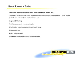 Troubleshooting Shantui Bulldozer.ppt