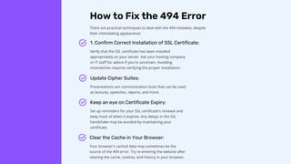 Troubleshooting the 494 Error.pptx