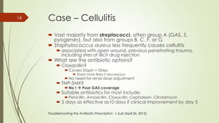 Troubleshooting the Antibiotic Prescription | PPTX