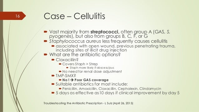 Troubleshooting The Antibiotic Prescription