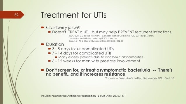 Troubleshooting The Antibiotic Prescription