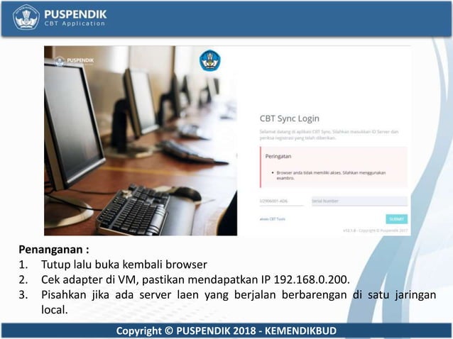 CBT TROUBLESHOOTING UNBK 2018 CBT APLIKASI.pptx