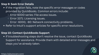 Troubleshooting Unexpected QuickBooks Migration Failures | PPT