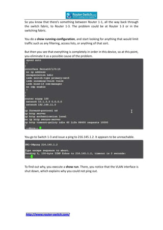 Troubleshooting vlan switch problems part2 | PDF