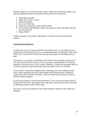 Troubleshooting Your PC (From MedRule Business Solutions) | PDF