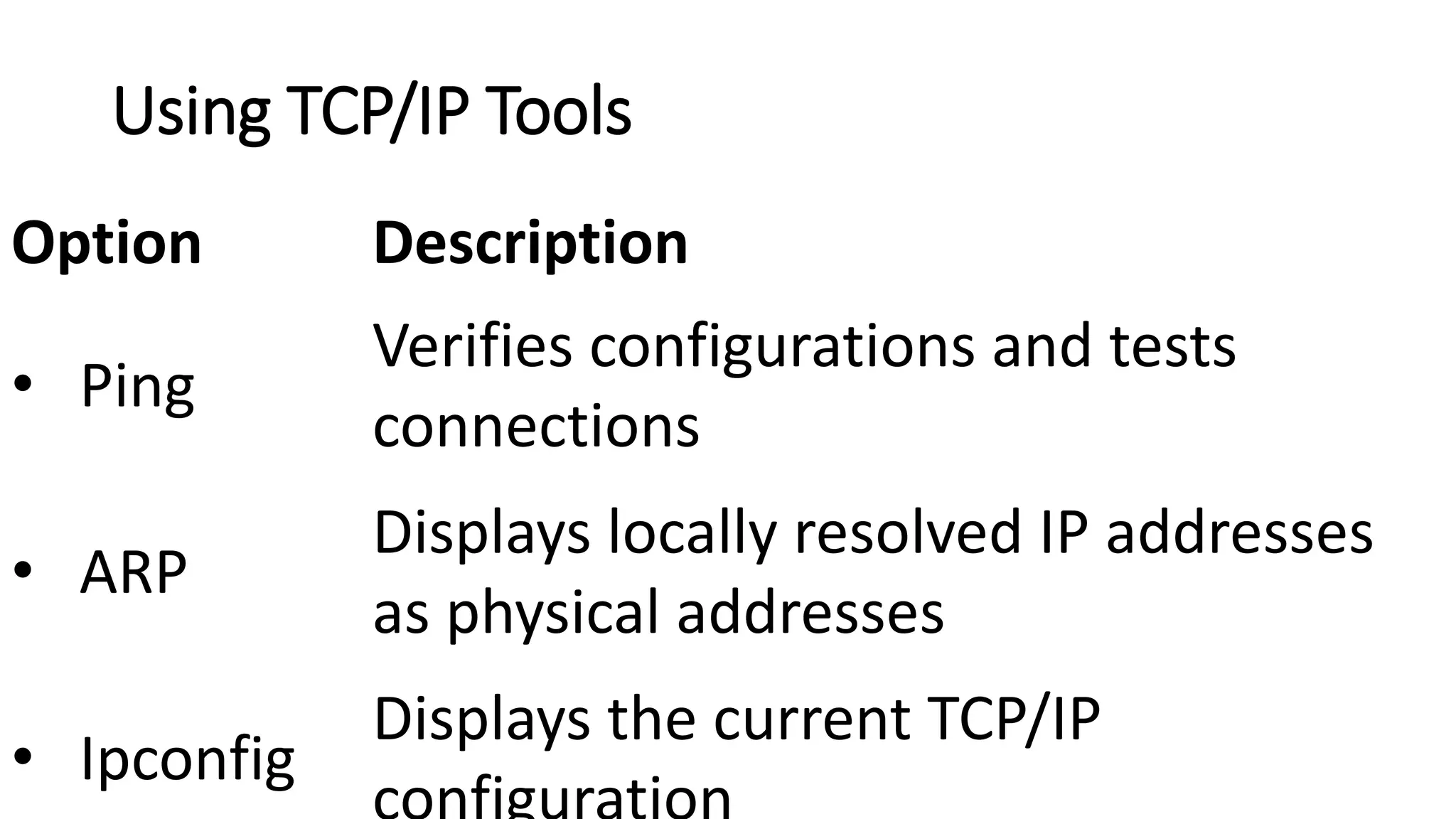 Troubleshoot Tcp Ppt