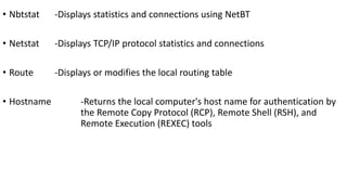 Troubleshoot tcp | PPTX | Computer Networking | Computing