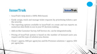 Trouble ticket systems | PPTX