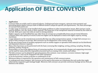 Troughed Belt Conveyor & Flat Belt Conveyor | PPTX