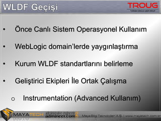 TROUG - WebLogic WLDF ve SSO Sunumu - Fevzi Korkutata | PPT