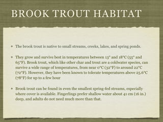 Trout in the classroom | PPT