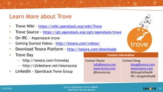 Introduction to OpenStack Trove & Database as a Service | PPTX | Databases | Computer Software ...