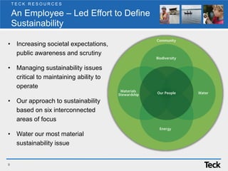Teck Resources Overview & Strategy | PPT