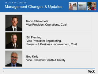 Teck Resources Overview & Strategy | PPT