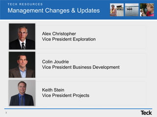 Teck Resources Overview & Strategy | PPT