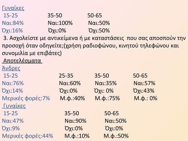 Project: Τροχαία Ατυχήματα | PPT