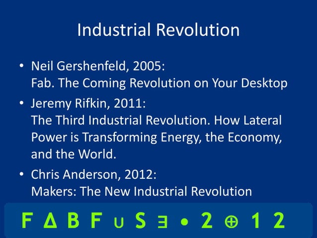 Third Industrial Revolution? | PPT