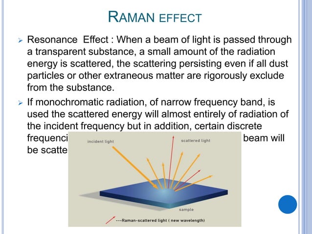 Resonance Raman Spectroscopy | PPTX | Chemistry | Science