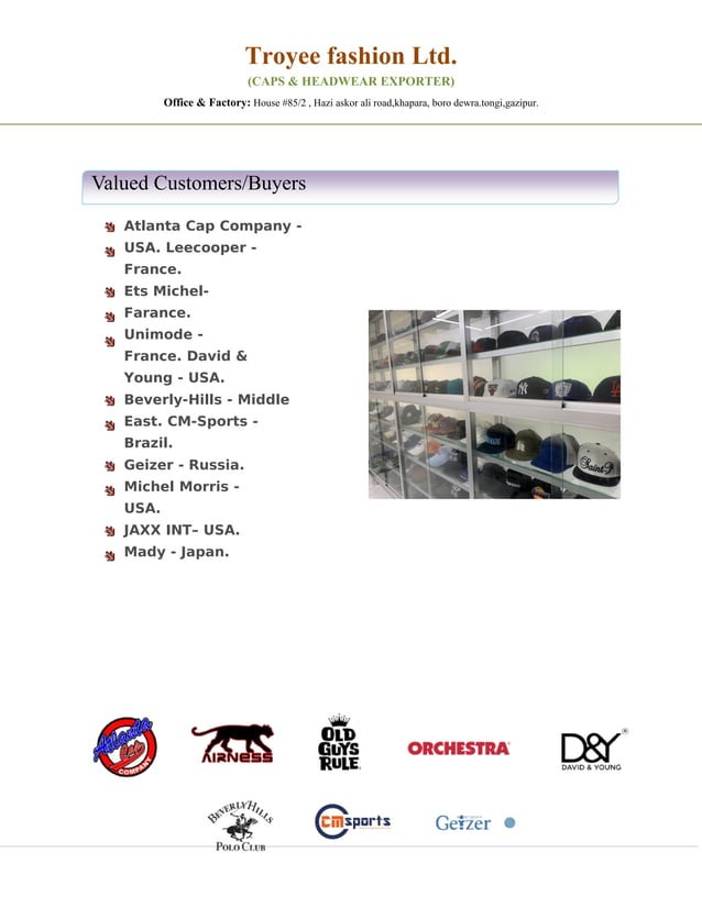 factory profile of troyee fashion | PDF | Manufacturing Industry ...
