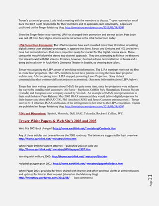 Troyer patent charts 101413 | PDF