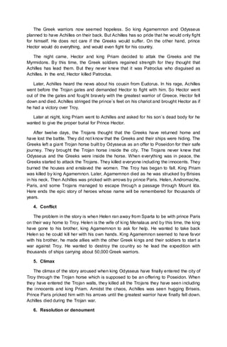 Synopsis of the Movie Troy | DOCX