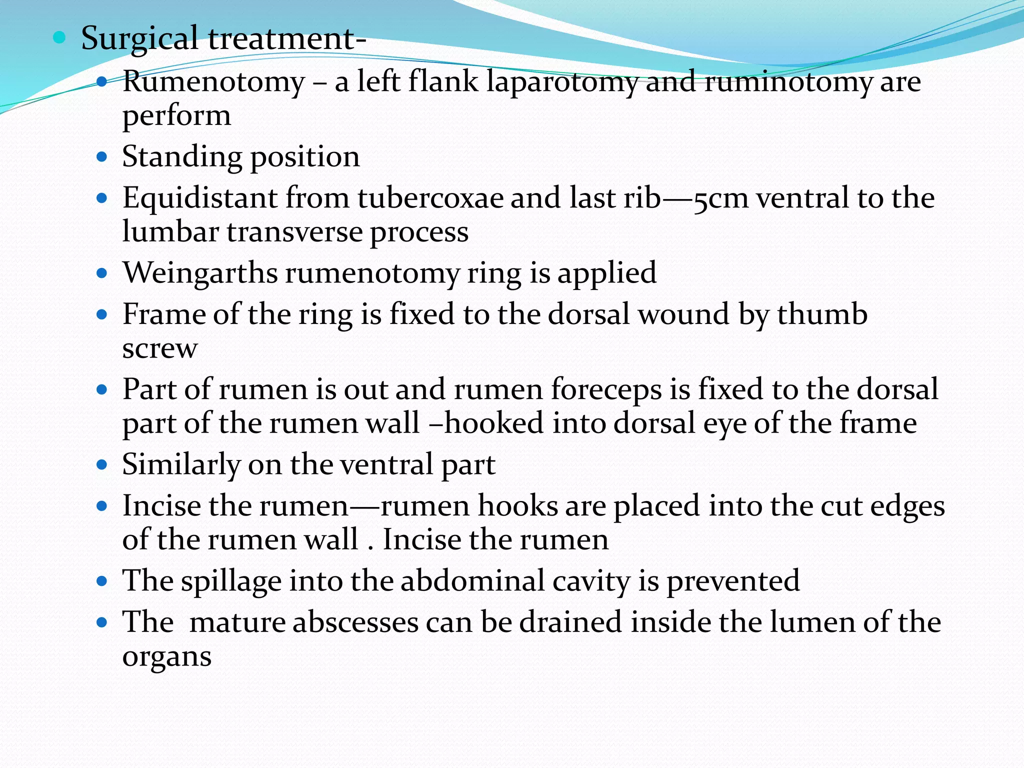Traumatic reticuloperitonitis , traumatic pericarditis | PPTX