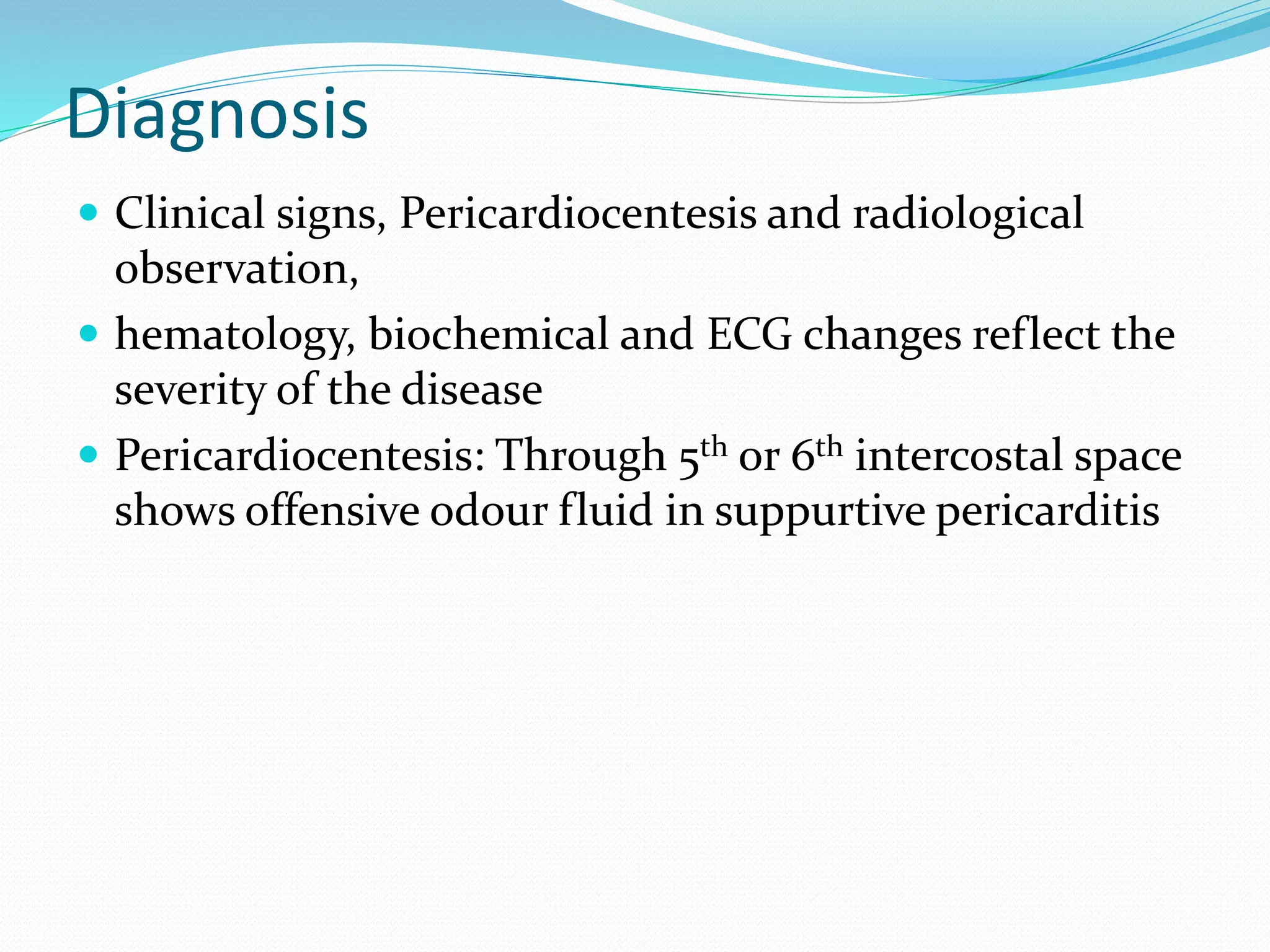 Traumatic reticuloperitonitis , traumatic pericarditis | PPTX
