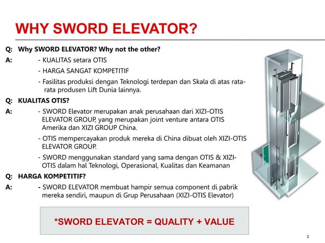 Sword Elevator Indonesia | PDF | Manufacturing Industry | Industries