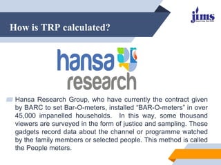 TRP : Disputes and issues | PPTX | Television | Entertainment