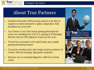 About True Partners Consulting | PPT