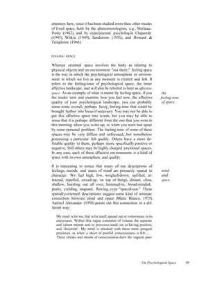 ON PSYCHOLOGICAL SPACE | PDF