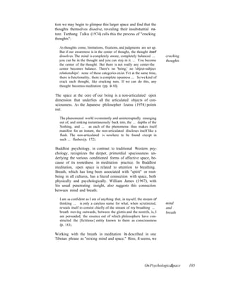 ON PSYCHOLOGICAL SPACE | PDF